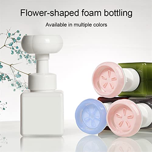Soap Dispenser Soap Bottle Foaming Lotions Refillable Bottle Flower Pump Head Soap Shampoo Cosmetic Empty Bottle 250ML Bathroom Soap Dispenser (Color : J)