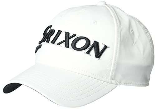 Srixon SRX AuthUnStructuredCapWhtBlk Athletic, White/Black, One Size Fits Most