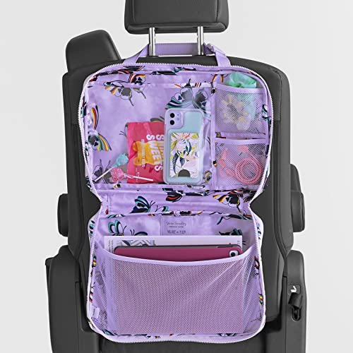 Vera Bradley Women's Recycled Lighten Up Reactive Seat Organizer, Rain Forest Canopy Coral, One Size