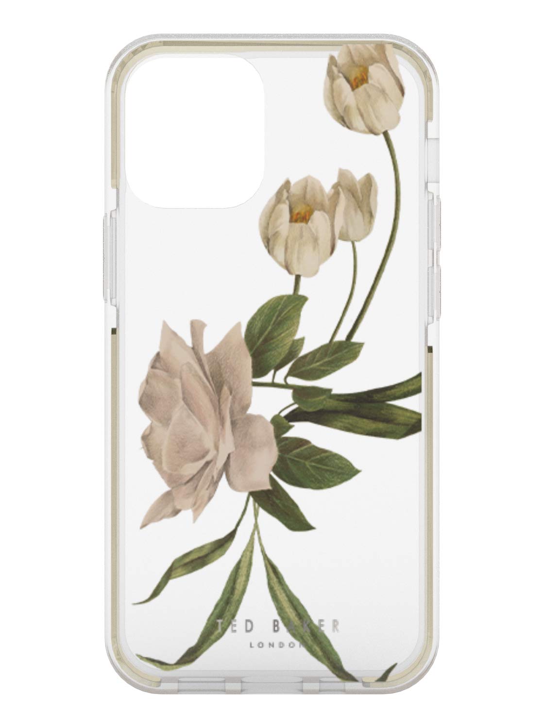 Ted Baker EMLLIIA Anti-Shock Case for iPhone 12 Pro (6.1inch) - Elderflower Clear