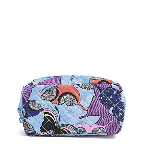Vera Bradley Women's Cotton Zip-around Essential Oil Case, Butterfly By - Recycled Cotton, One Size