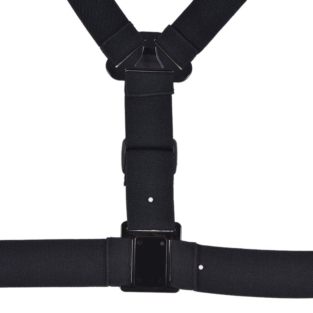 T osuny Adjustable Body Chest Strap, Mount Harness Belt for Gopro 5/4/3+/3 Sport Camera Skiing for Mountain Biking,Motocross,Paddle Sports with Adjustable and Solid Buckles