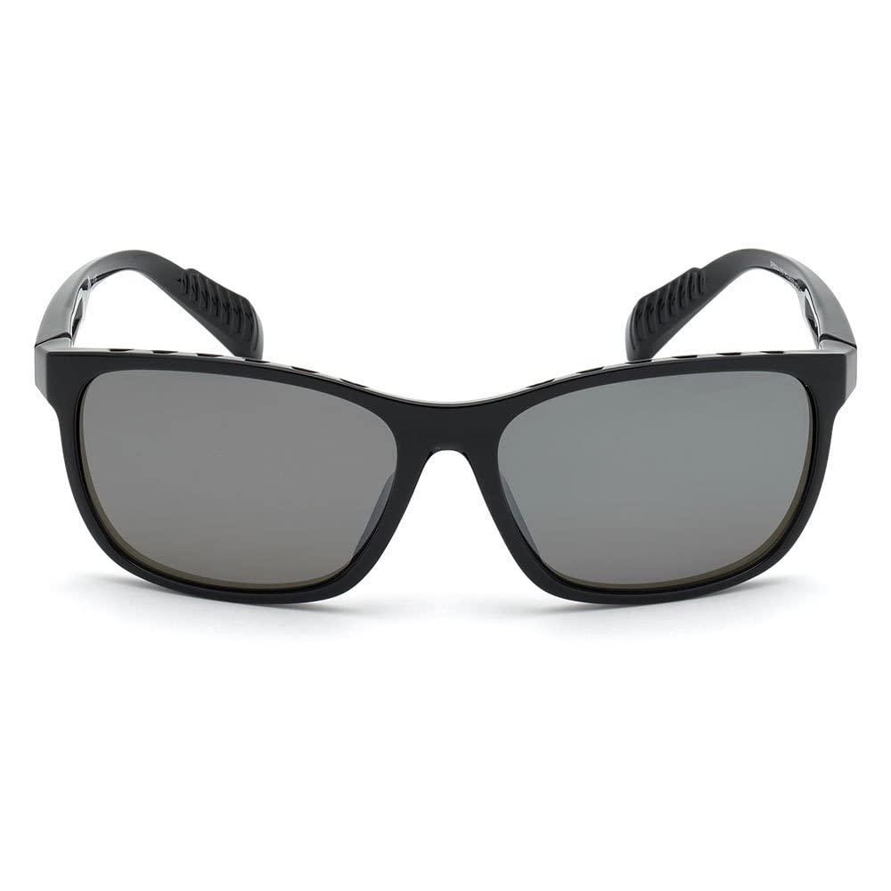 Sunglasses Adidas Sport SP 0014 01D Shiny Black/Smoke Polarized Lenses