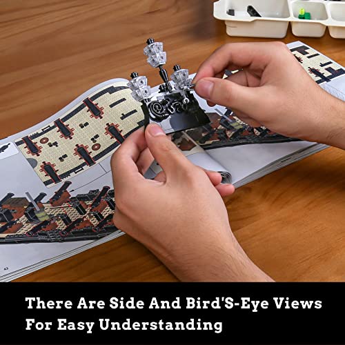 YESHIN Pirates Ship Model Building Kits, Pirate Brick Toy Set Construction Set to Build, Assembly Toy for Teens Collections