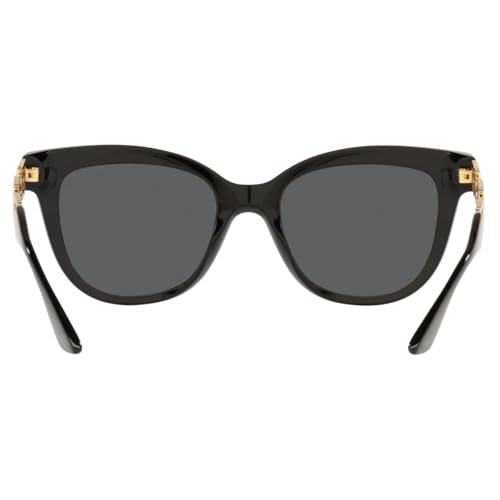 Versace Woman Sunglasses Black Frame, Dark Grey Lenses, 54MM