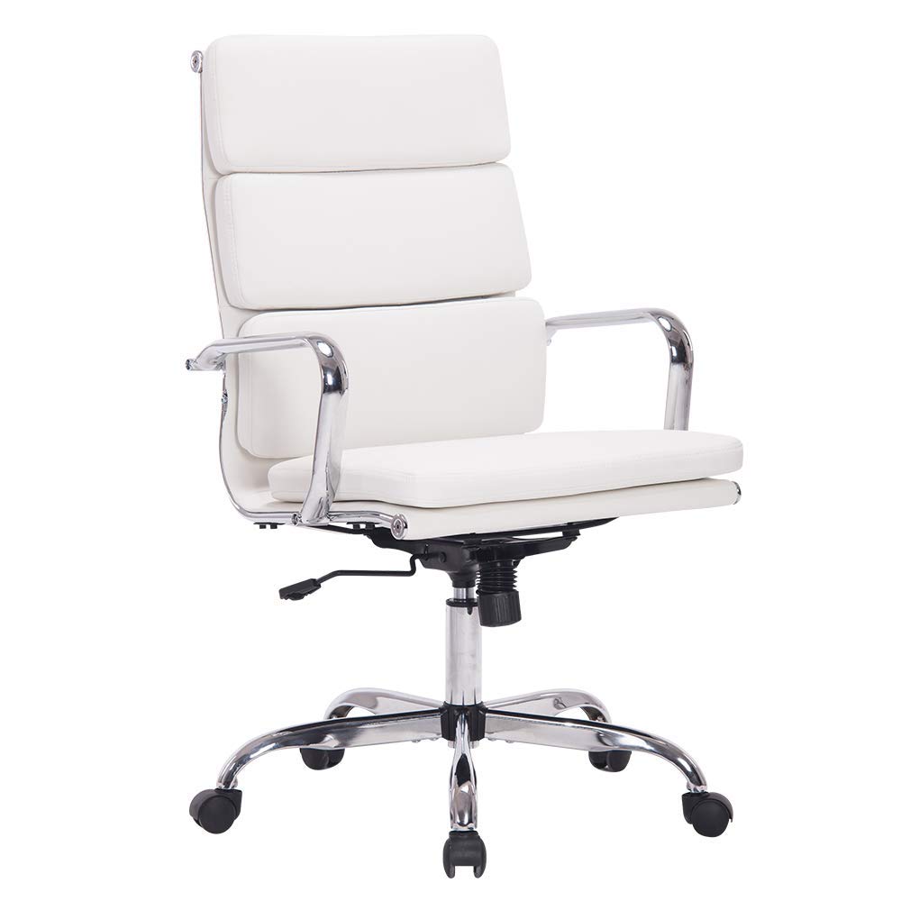 Sidanli White Ergonomic Office Chair for Company or Home.