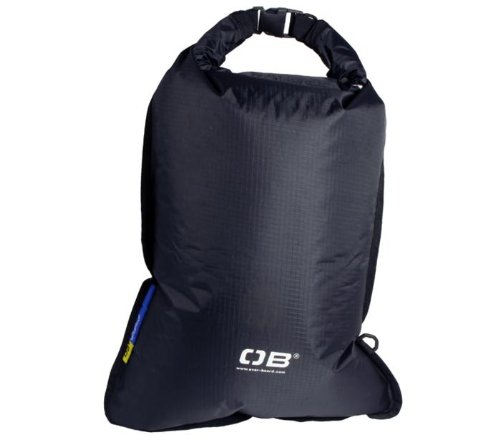 OverBoard Waterproof Dry Flat Bag, Black, 30-Liter