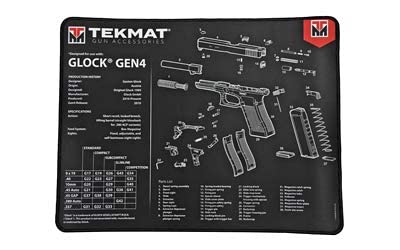 TekMat Ultra 20 - Glock G4 Gun Cleaning Mat, black, one size