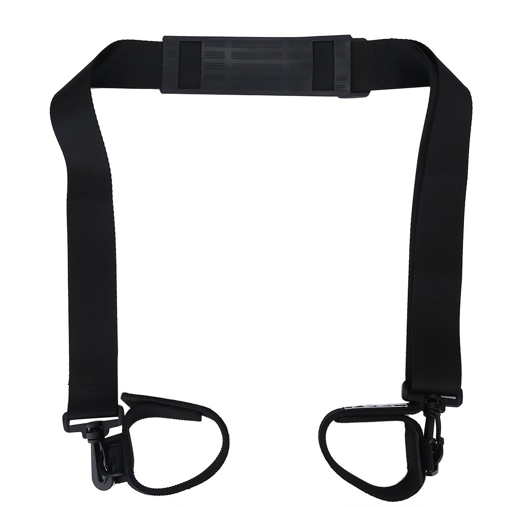 SOONHUA Fishing Rod Pole Gear Shoulder Straps with Black Portable Adjustable Carry Strap Sling Band for Outdoor Multi-Function Shoulder Strap Belt