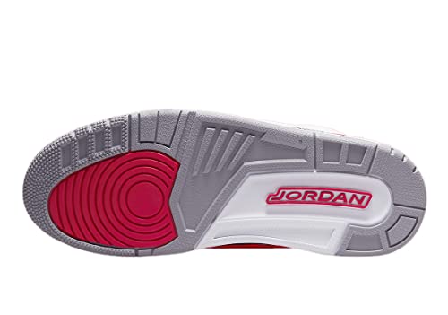 Nike Jordan Mens Air Jordan 3 CT8532 126 Cardinal, White/Light Curry-cardinal Red, Size 10.5