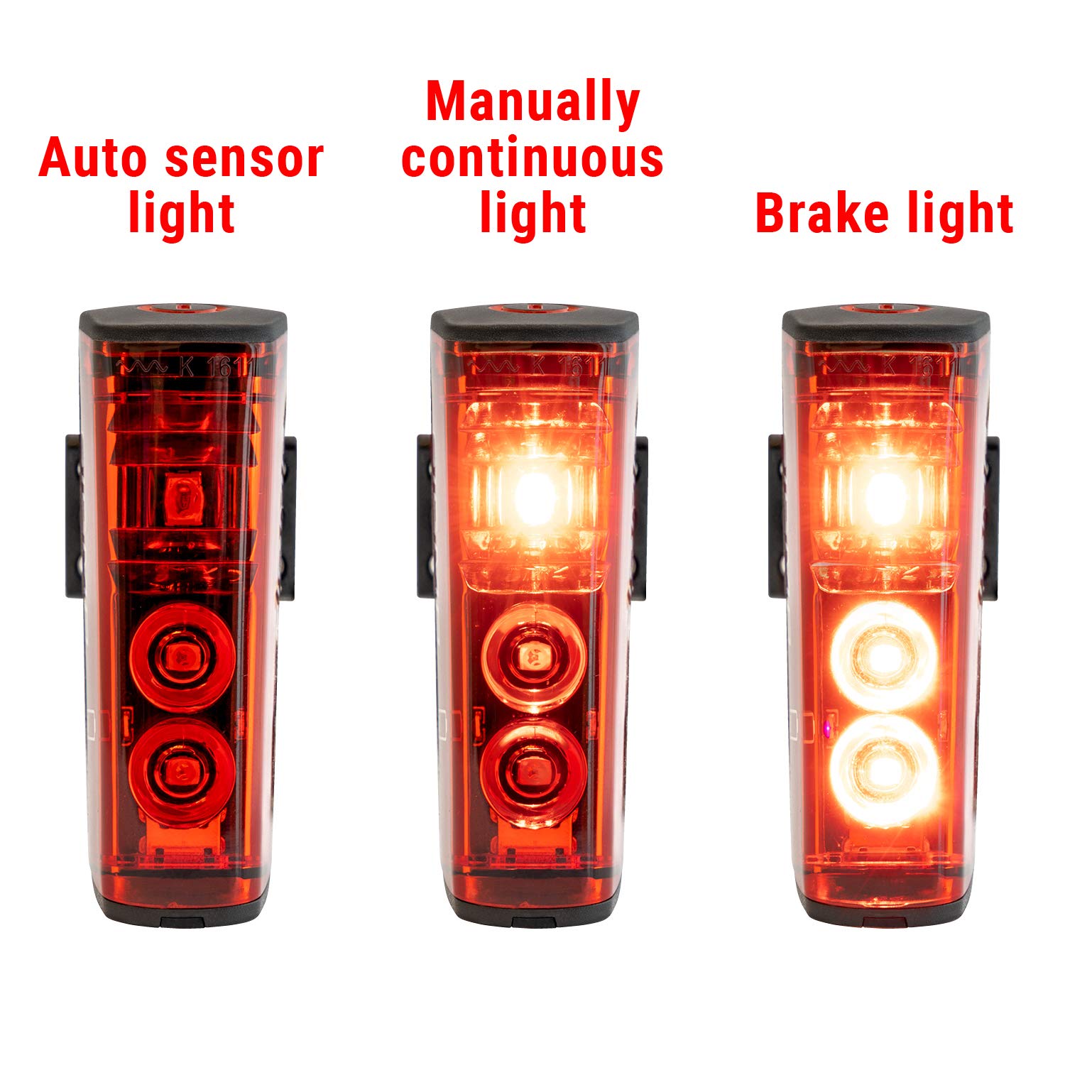 SIGMA Sport Blaze LED Bicycle Light Battery Rear Light with Brake Light German Road Traffic Act StVZO Approved