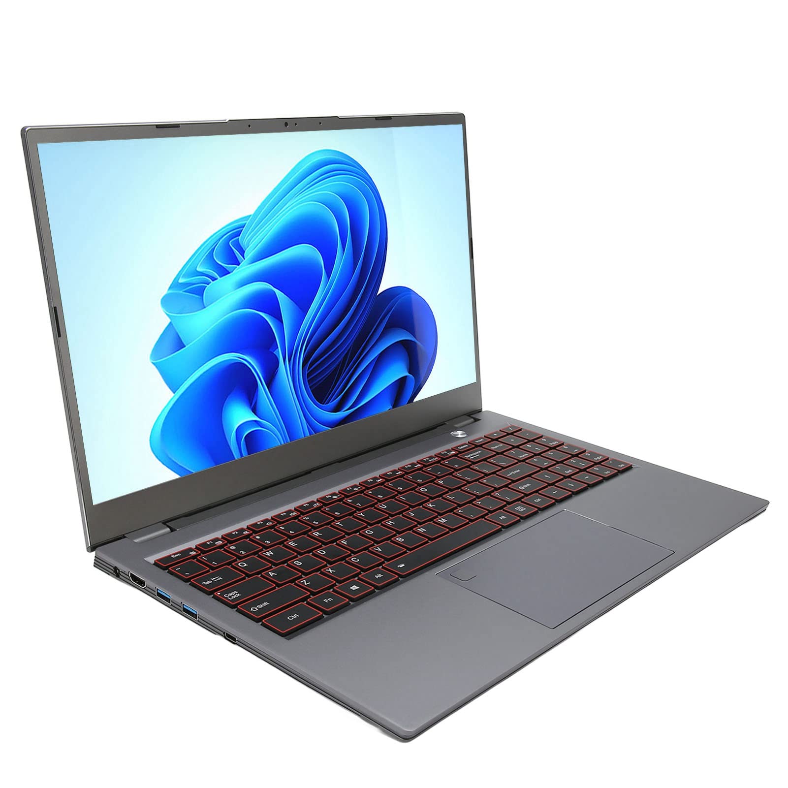 Soraz Notebook Computer, Backlit Keyboard Support Bluetooth 8000mAh 15.6 Inch Laptop 16G Running Memory for Office (16+1TB US Plug)