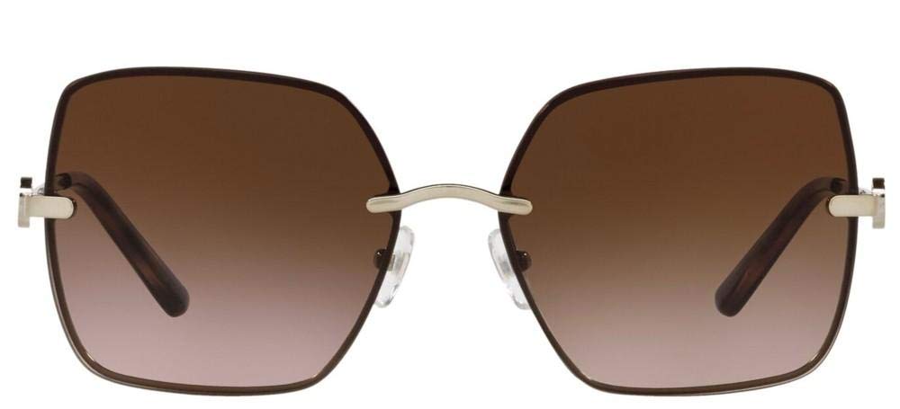 Tory Burch TY6080 Women's Sunglasses Gold/Dark Brown Gradient 58