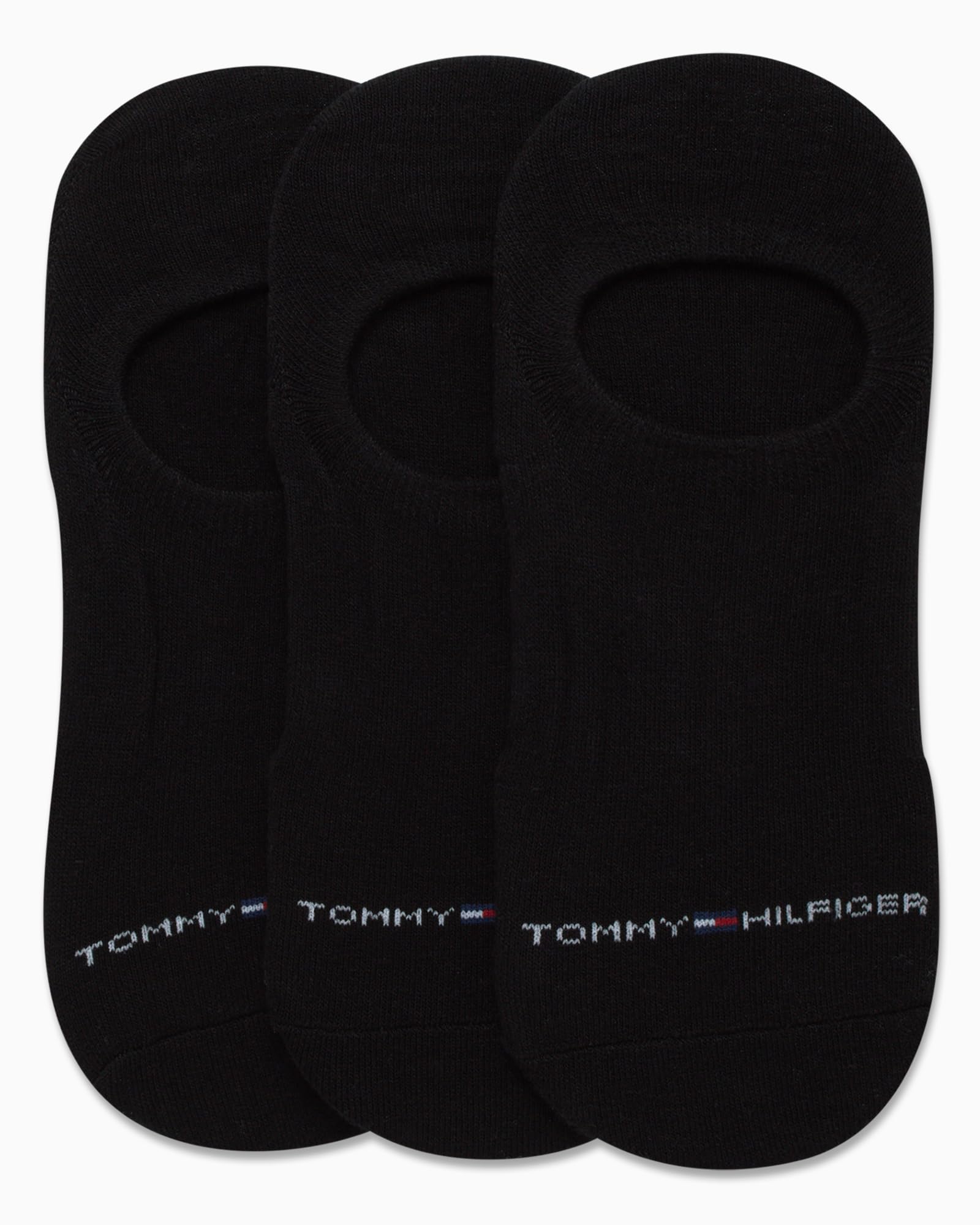 Tommy Hilfiger Men's Athletic Socks - Cushion No Show Socks (3 Pack), Size 7-12, Assorted