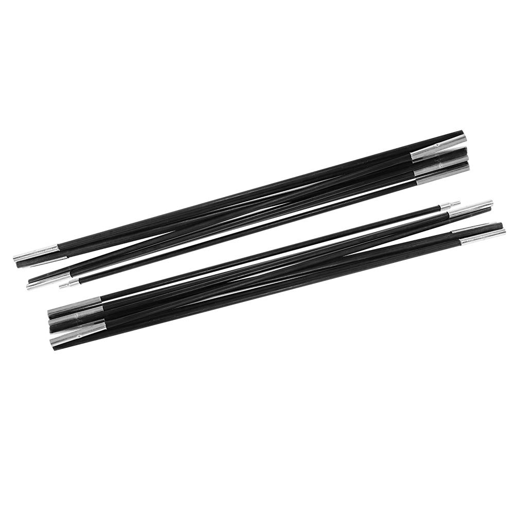 VGEBY Tent Support Rod, 4.9M Fiberglass Camping Tent Pole Bars Outdoor Sunshelter Support Tent Rod Replacement Awning Frames Accessories