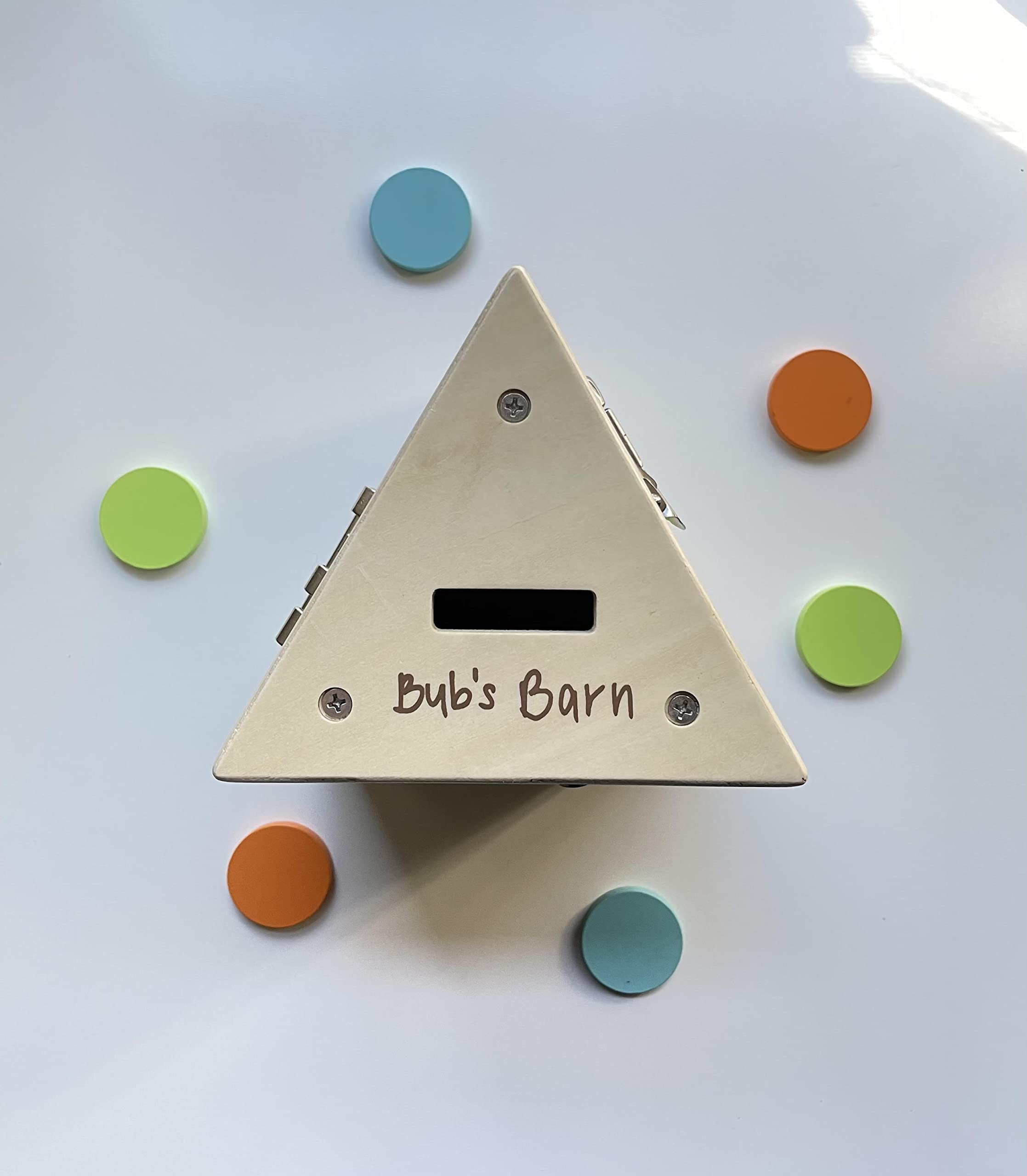 Wooden Montessori Lock Box & Coin Drop Toy