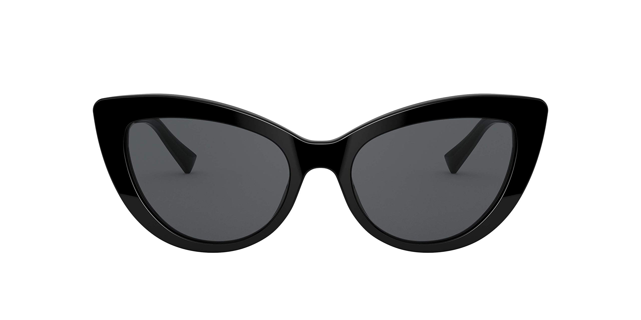 Versace Woman Sunglasses Black Frame, Dark Grey Lenses, 54MM