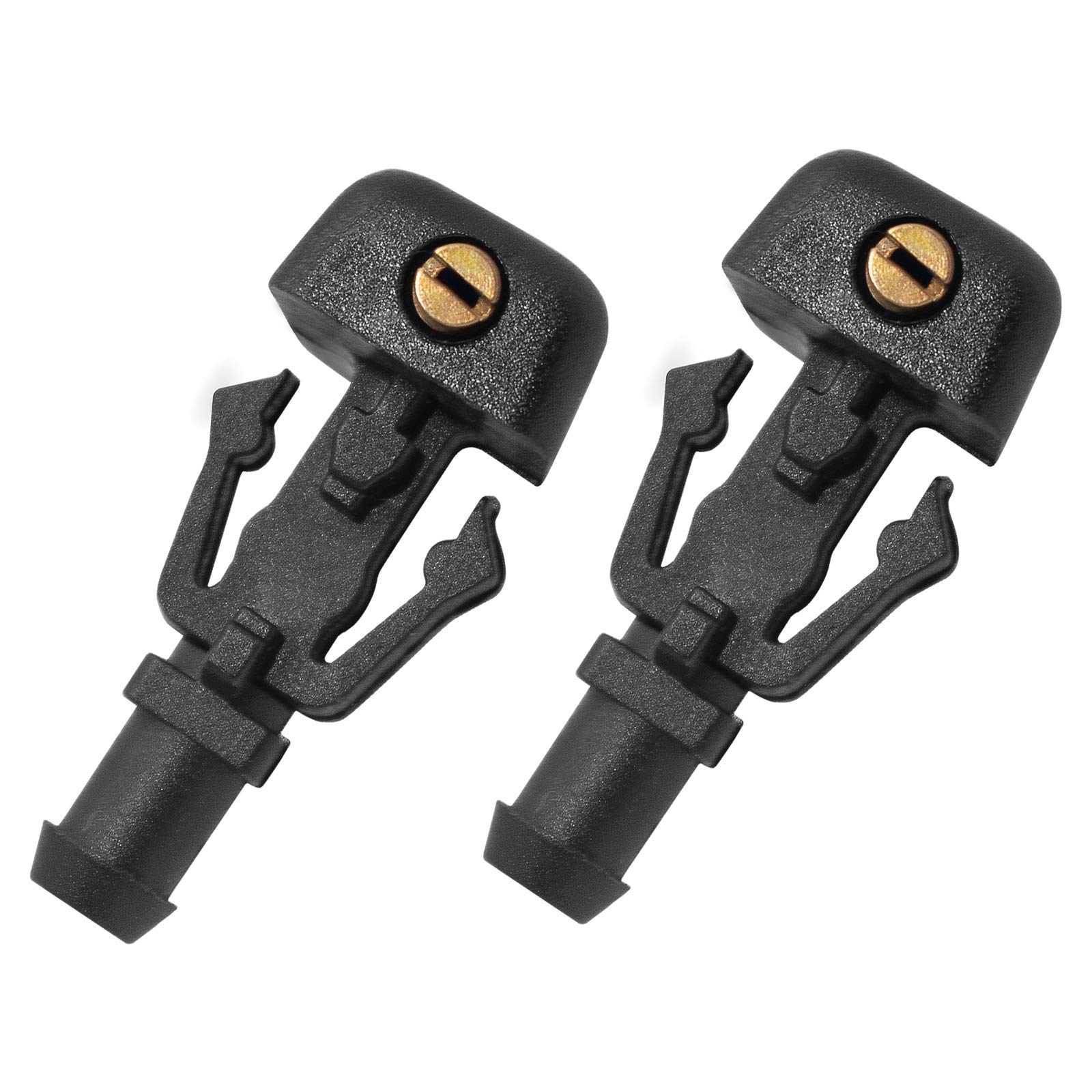 Sikawai 3W7Z17603AA 3W7Z-17603-AA Front Windshield Washer Nozzles Kit