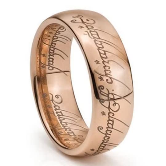 Rose Gold Tungsten Carbide One Ring Wedding Band Engagement Promise Ring Elvish 6mm 8mm Valentine Birthday Anniversary (5.5)