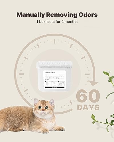 PAWBBY Aromatic Hydrocarbons Deodorizing Pod for Self Cleaning Cat Litter Box, Replaced Odor Removers Deodorizing Pod (3 boxes) for Automatic Cat Litter Box