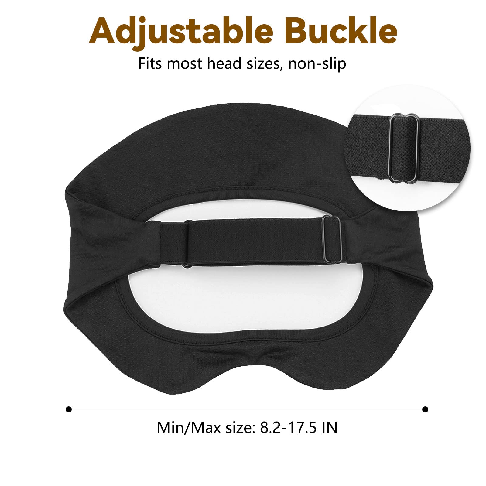 VR Eye Mask Cover Breathable Sweat Band Adjustable Sizes for Meta/Oculus Quest 2 Accessories VR Headsets Accessories, Washable Facemask Cover HMD Padding for Use VR Workouts Supernatual (4PCS)
