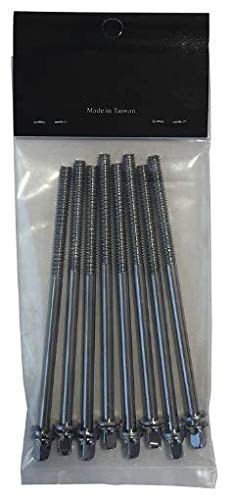 Tension Rods for Drums - 6mm (4 1/2") - 8 Pack (Other sizes avail.)