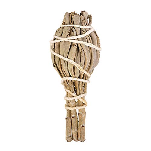 Premium California White Sage 4 Inch Smudge Sticks - Torch Wands Home Cleansing, Fragrance, Meditation, Yoga, Blessing, Smudging Rituals, New Home (3 Pack)