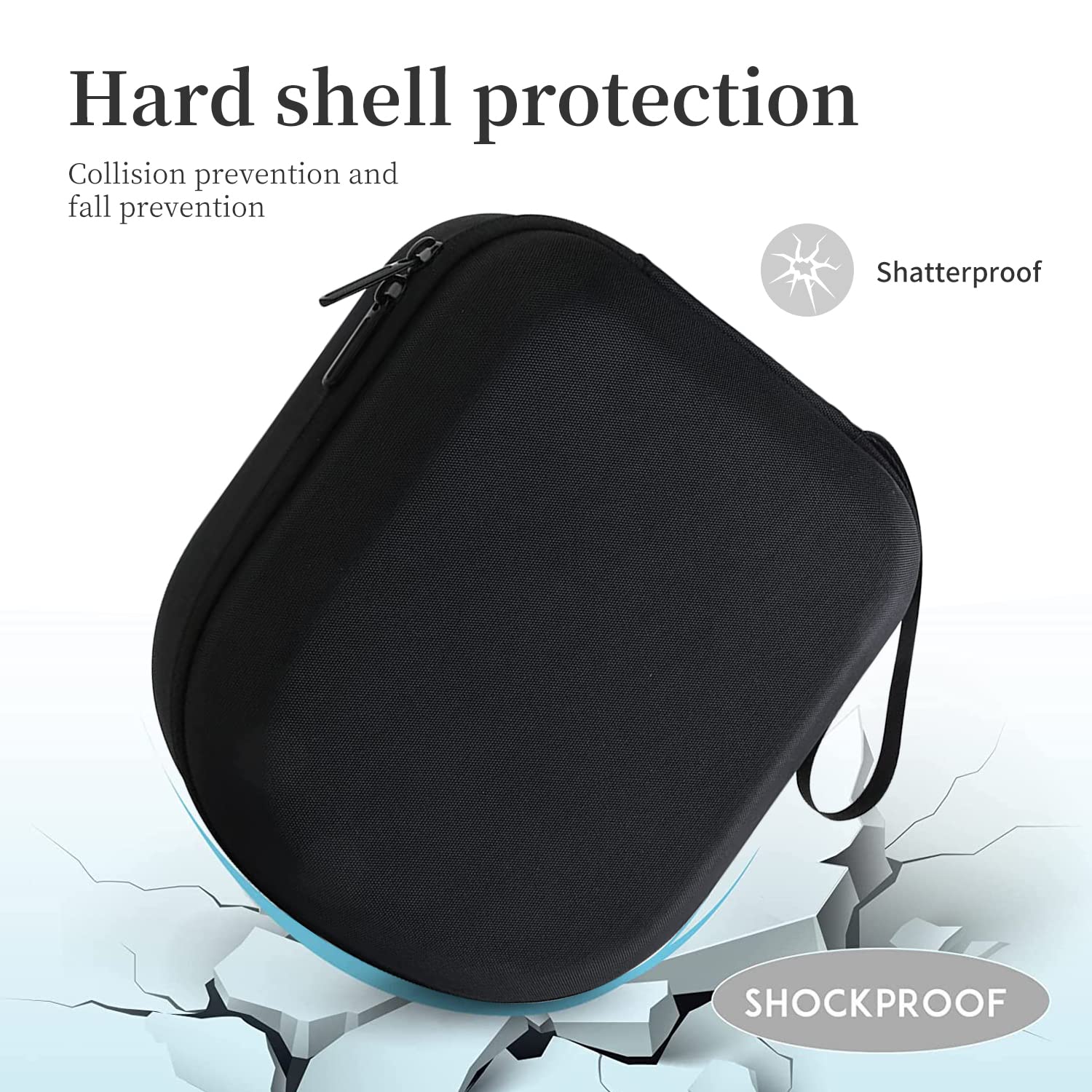 TYRALEL Hard Carrying Case for Oculus Quest 2,Carrying Travel Case Compatible Meta/Oculus Quest 2 Headset,Suitable for Travel and Home Storage