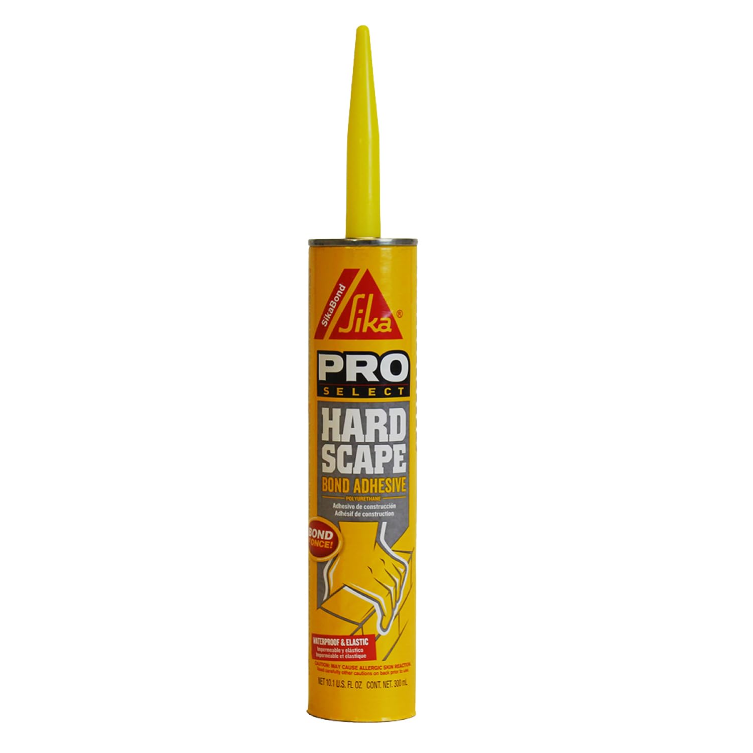 Sika Sikabond - Hardscape Adhesive - Gray - Durable and Flexible Outdoor Adhesive - for Landscape Projects - Exterior use - 10.1 fl oz