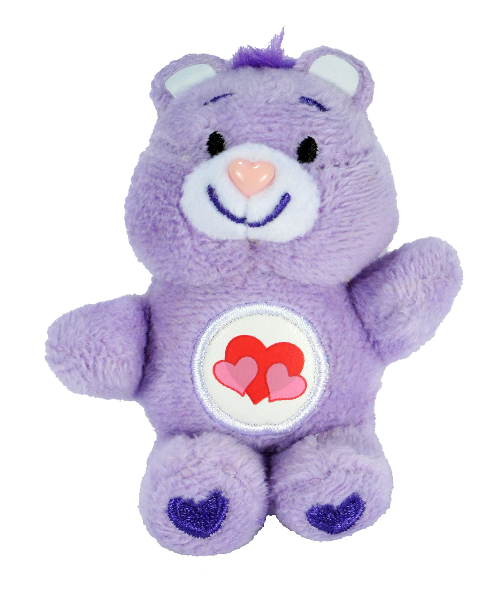 Worlds Smallest Care Bears Series 3 (4 Pack) Bedtime Bear - Brave Heart Lion Bear - Friend Bear - Harmony Bear