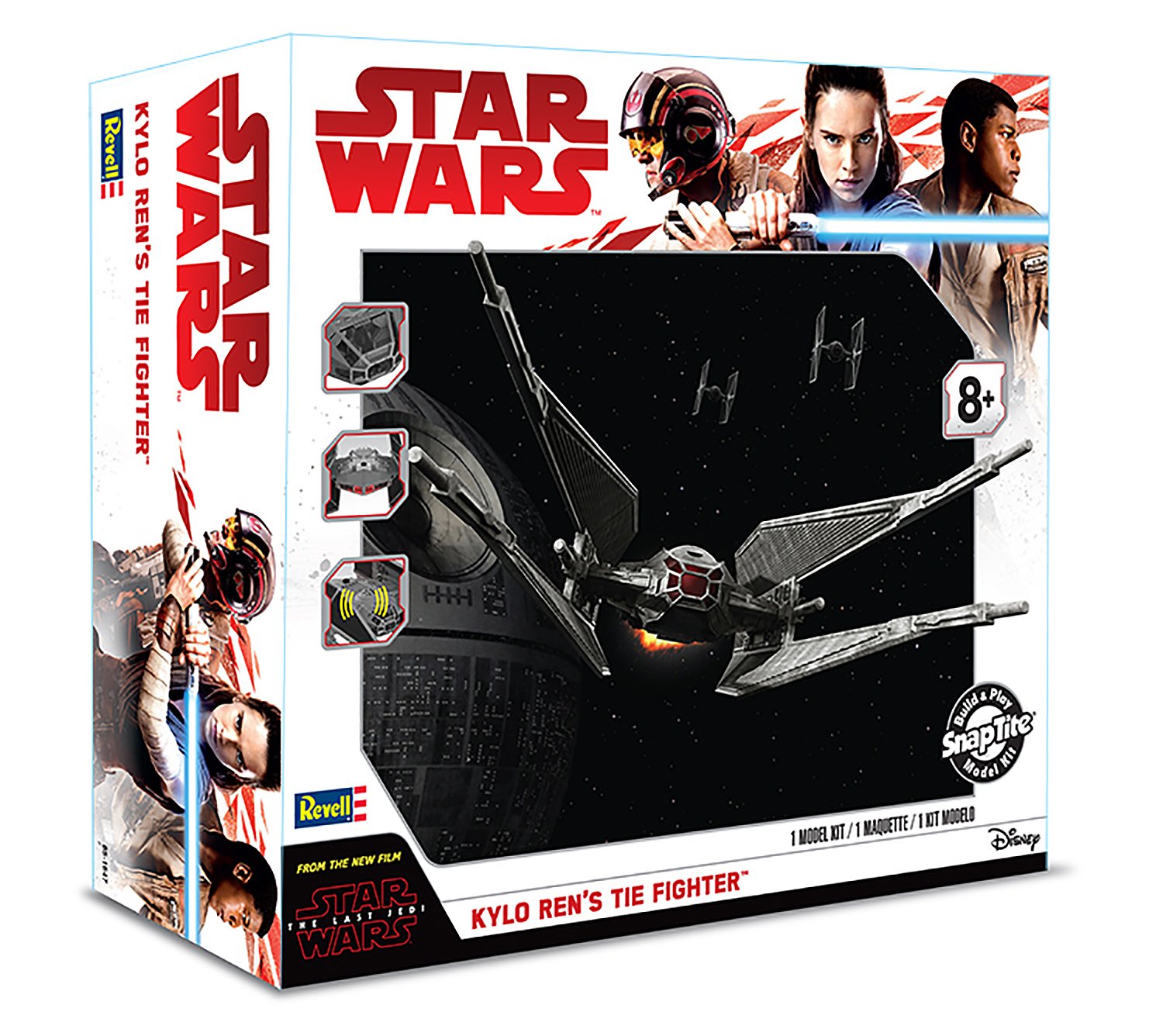 Revell Snaptite Build and Play Star Wars: The Last Jedi! Kylo Ren’s TIE Fighter