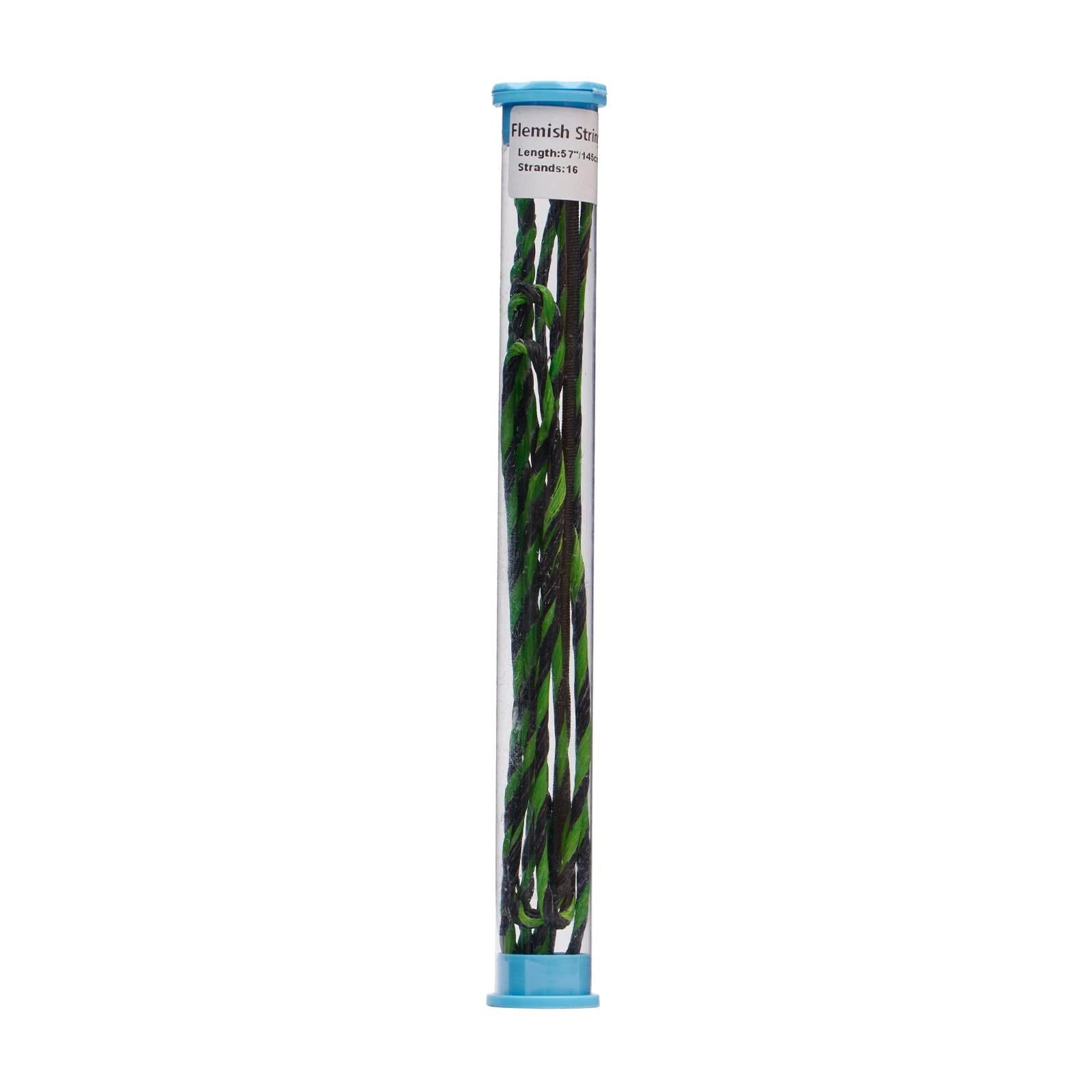TOPARCHERY 57" Actual Length Mulcolor Flemish Fast Flight Plus Replacement Recurve Bowstring Bow String by Traditional Bow Archery Products (Black & Green)