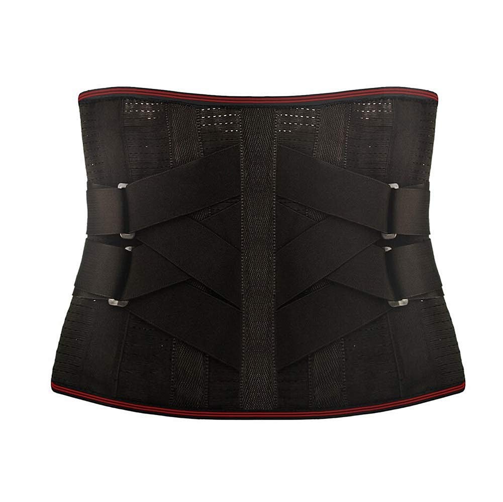 TANGIST Lumbar Brace Lower Back Support, Self-heating Magnet Therapy For Men Women Relief Pain & Prevent Injury,Breathable (Size : L)