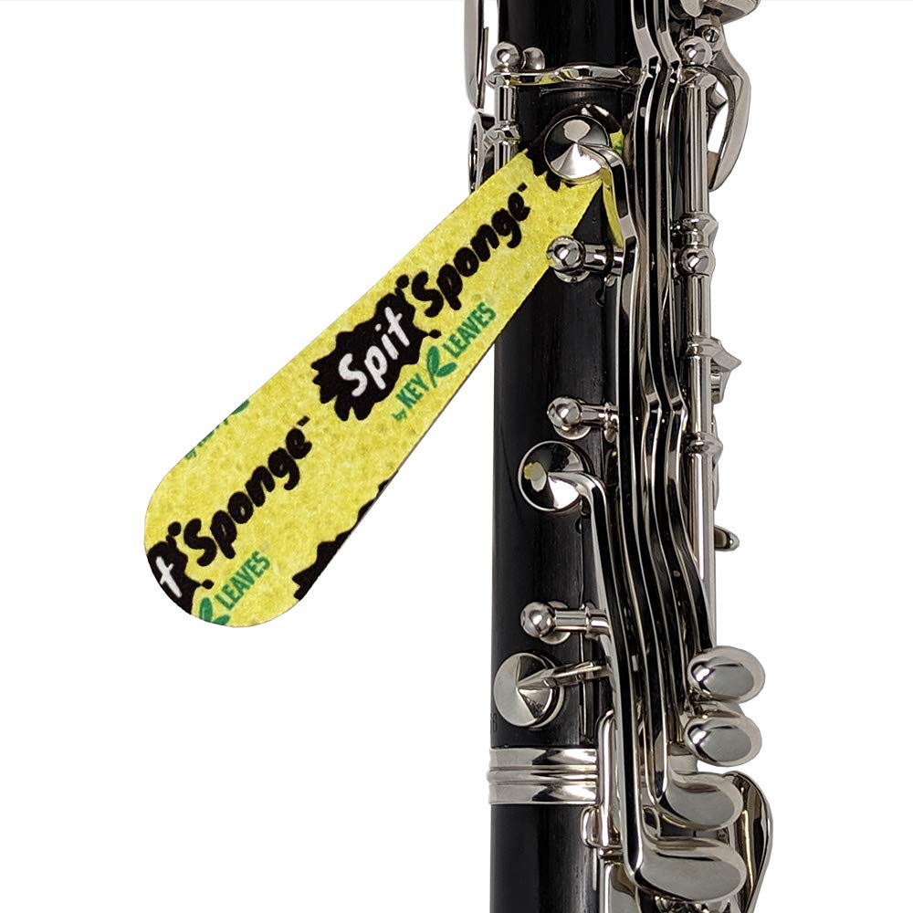 Spit Sponge (2 piece) Pad Dryer Cleaner for clarinet, flute, oboe, bassoon
