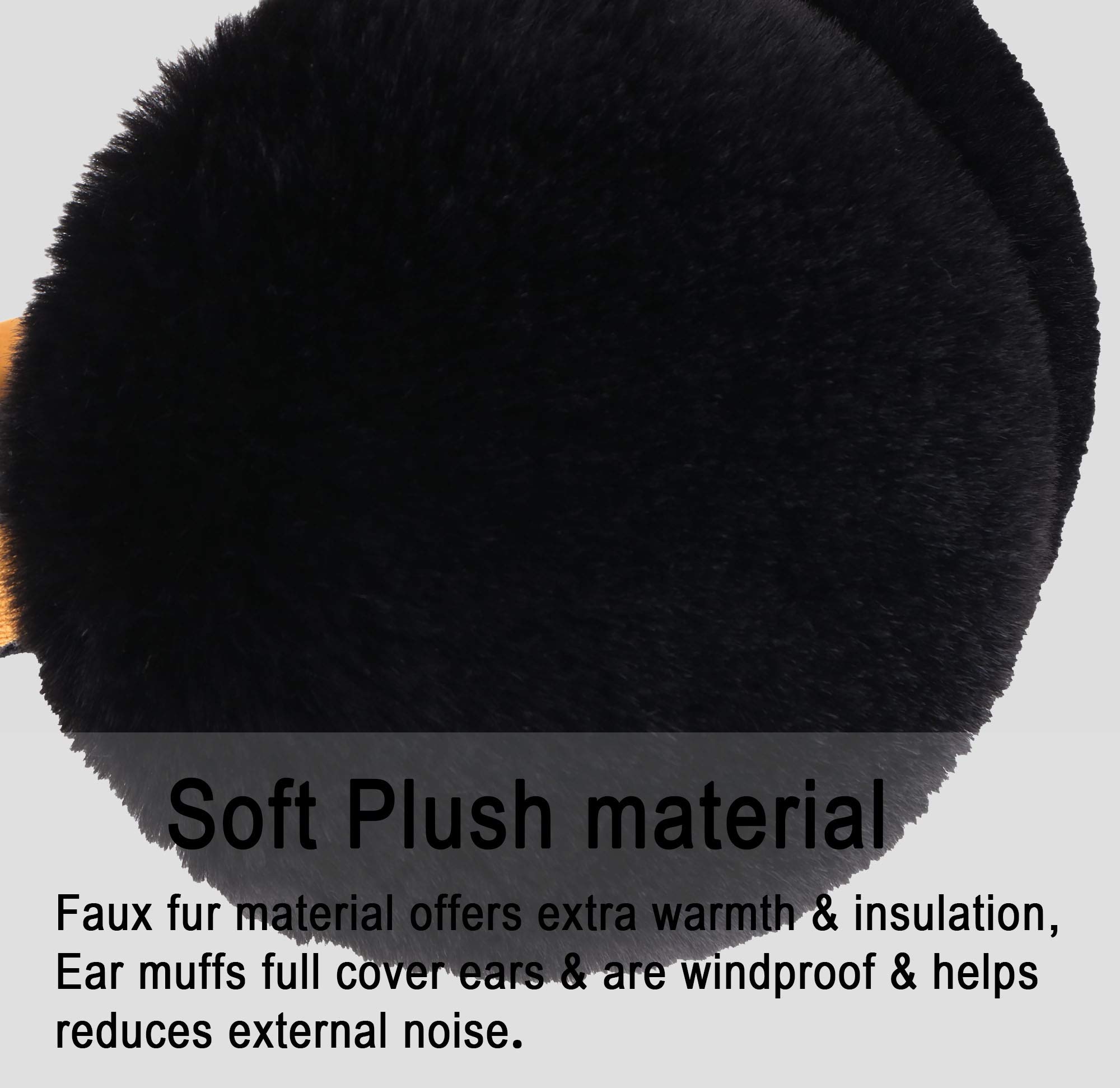 Simplicity Women's Faux Fur Earmuffs Winter Ear Warmers Earmuffs, 3Grey
