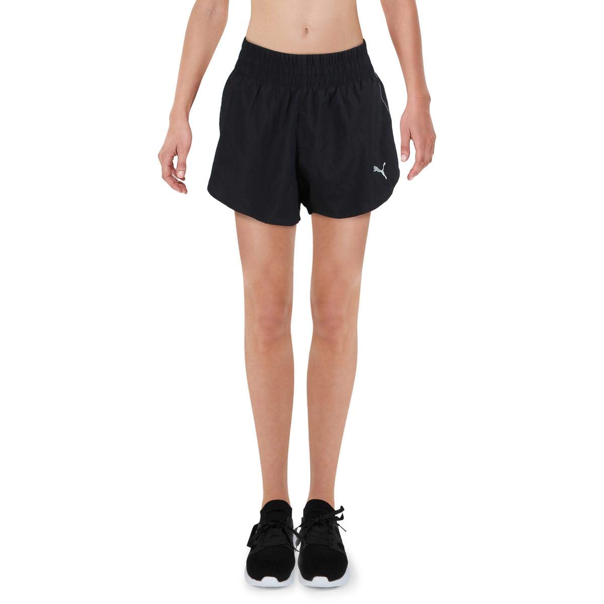 PUMA Women's Ignite 3" Shorts, Sunny Lime, M