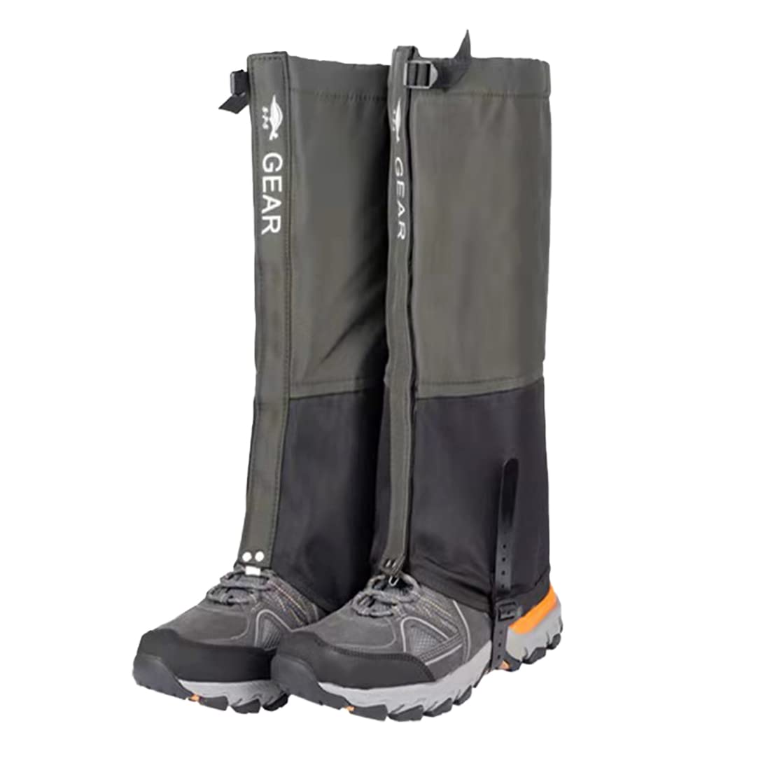 WUSHANG Leg Gaiter Snow Boot Gaiter Waterproof Gaiter for Men Women Shoe Gaiter for Hiking Hunting Skiing Camping Climbing (XL)
