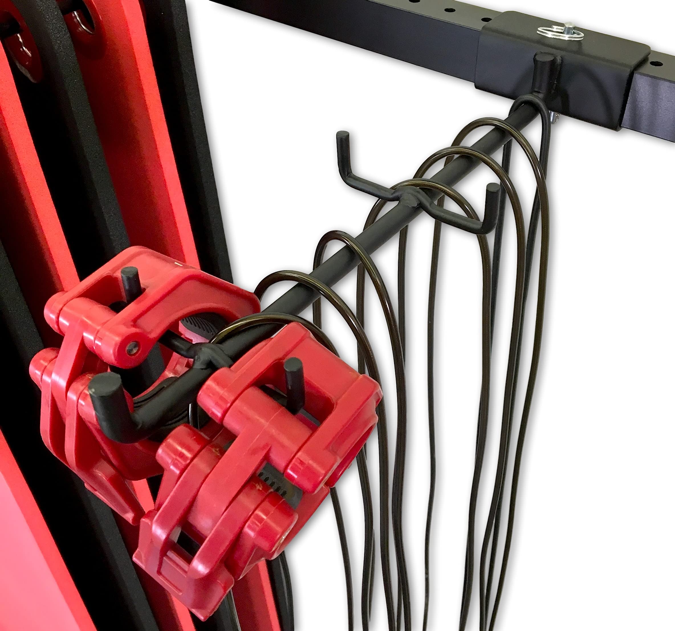 StoreYourBoard Fitness Gear Essential Gym Rack, Wall Mount Organizer, Yoga Mats Jump Ropes Exercise Bands