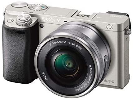 Ultimaxx Essential Sony Alpha a6400 Camera with 16-50mm Lens Bundle (Silver) - Includes: 64GB Memory Card, 1x Seller Replacement Battery, Digital Flash with Bracket, & More (17pc Bundle