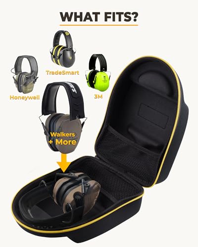TradeSmart Hearing and Eye Protection Case - Safety Glasses and Ear Protection Case