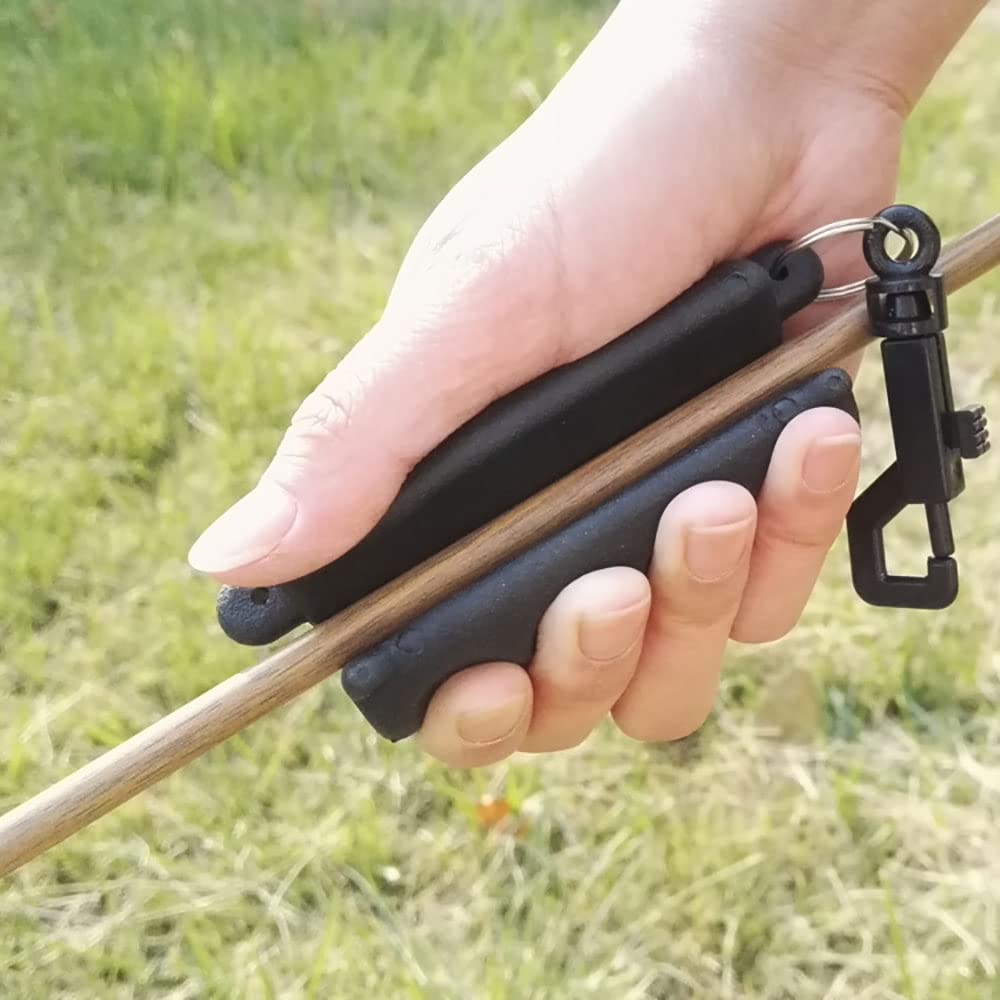 SQXBK Arrow Puller 2PCS Rubber Archery Arrow Remover Target Remover Clip with Belt Clip