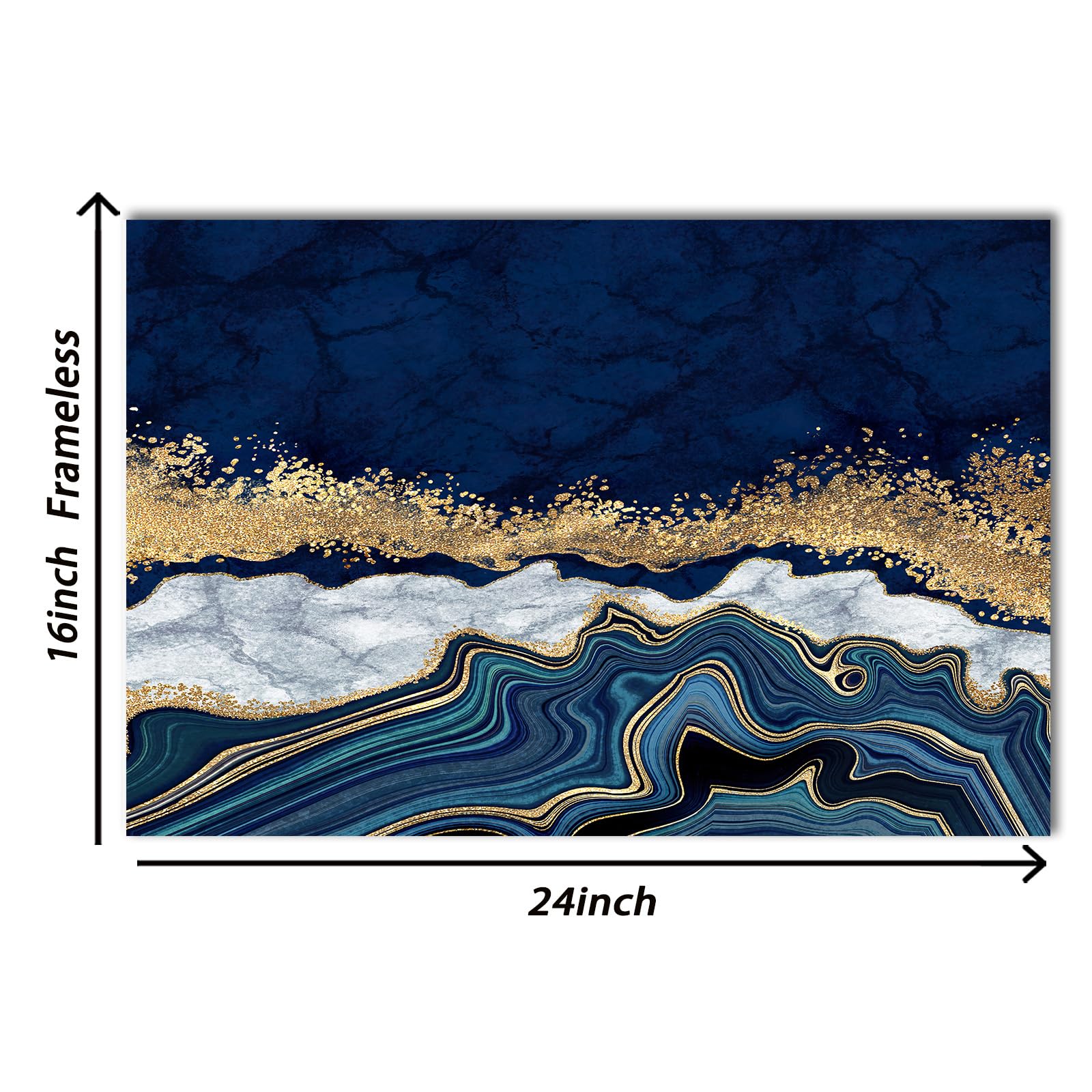 PWTXKAH Picture Art for Living Room 16x24inch Unframed