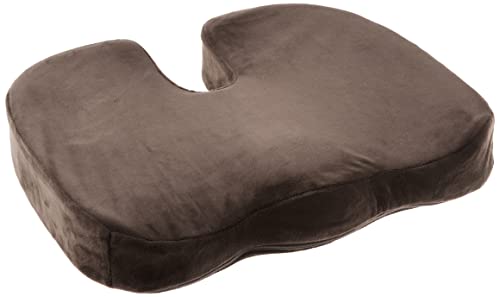 Visco Foam My Recommend Economic Seat Cushion Great for Office Chair, Car Seat, Wheel Chair, 3 lb, Brown