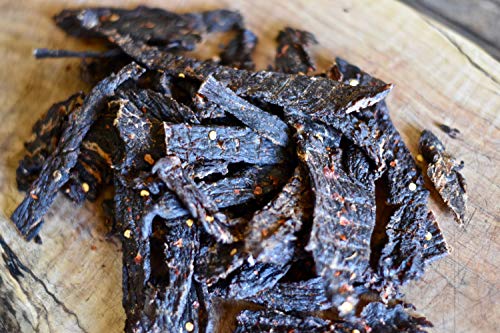 No Man’s Land HOT Beef Jerky High Protein Low Calorie Low Carb Beef Snack 16oz Bag