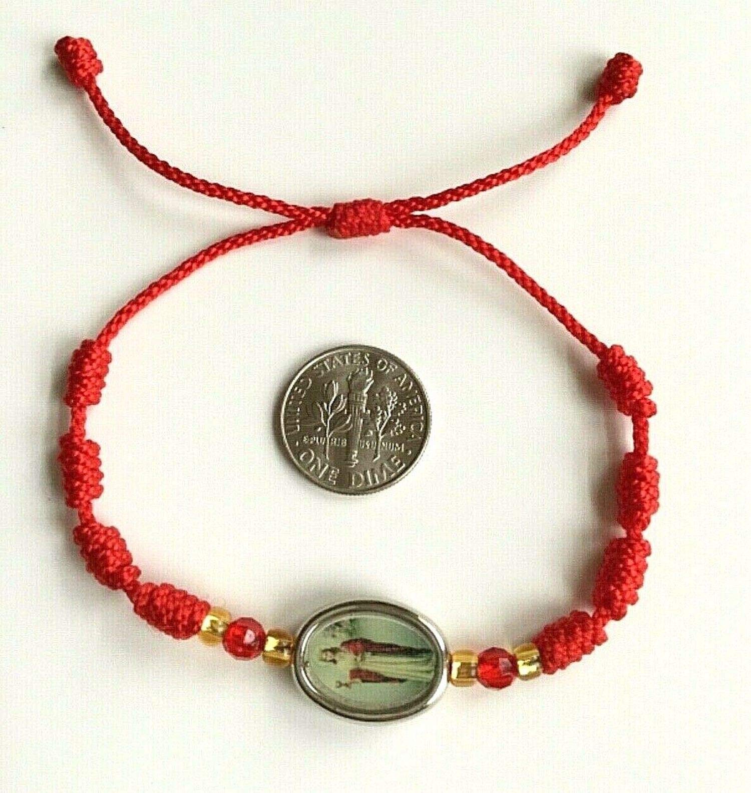 PUDXLRE SAINT BARBARA RED BRACELET for PROTECTION/PULSERA ROJO DE SANTA BARBARA PARA PROTECCION
