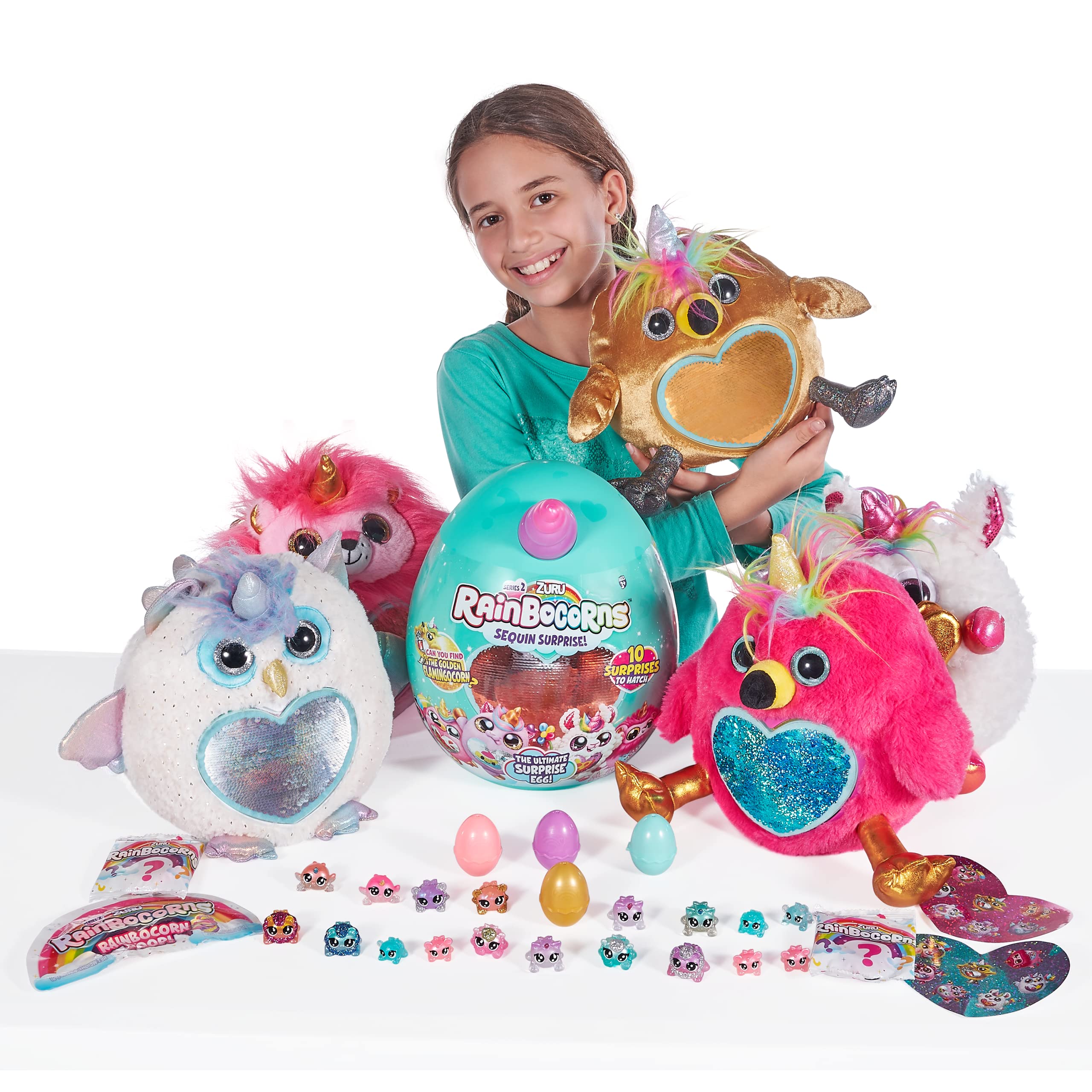 Rainbocorns Series 2 Ultimate Surprise Egg by ZURU - White Unicorn (9202G1)