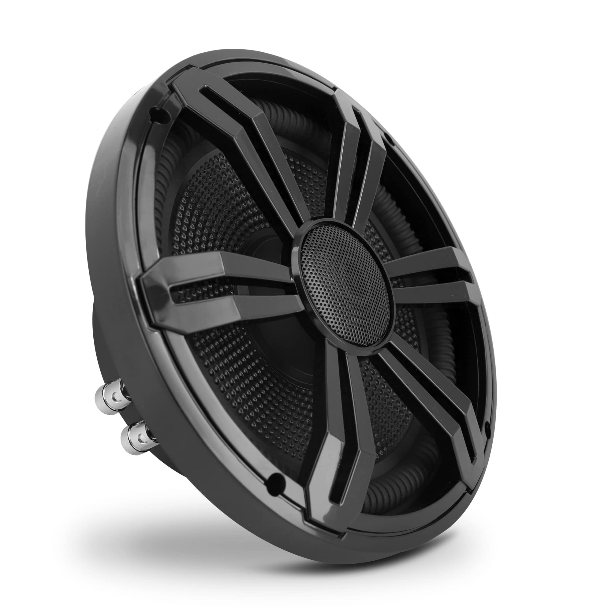 PyleUsa 8β Slim Marine Subwoofer-300W 4 Ohm Waterproof Car Component Speaker System, Low Profile PP Cone w/Rubber Edge, 30 Oz Magnet 1.5" Voice Coil, for Custom Audio Boat Truck Mobile Vehicle (Black)