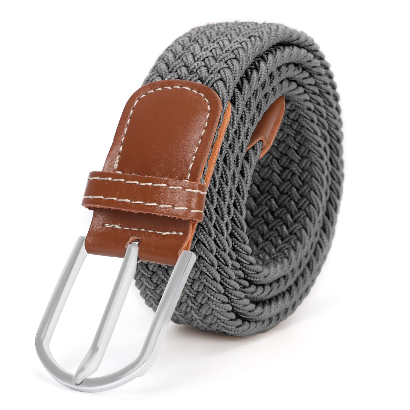 Unaone Elastic Braided Belt, Fashion Stretch Woven Belt, Canvas Woven Belts for Men Women