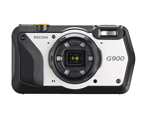 Ricoh G900 Industrial Digital Camera Webcam Solution Camera Camera Memos Built-in GPS Password Protection Waterproof 20M Chemical Resistant Impact Resistant Black/Grey