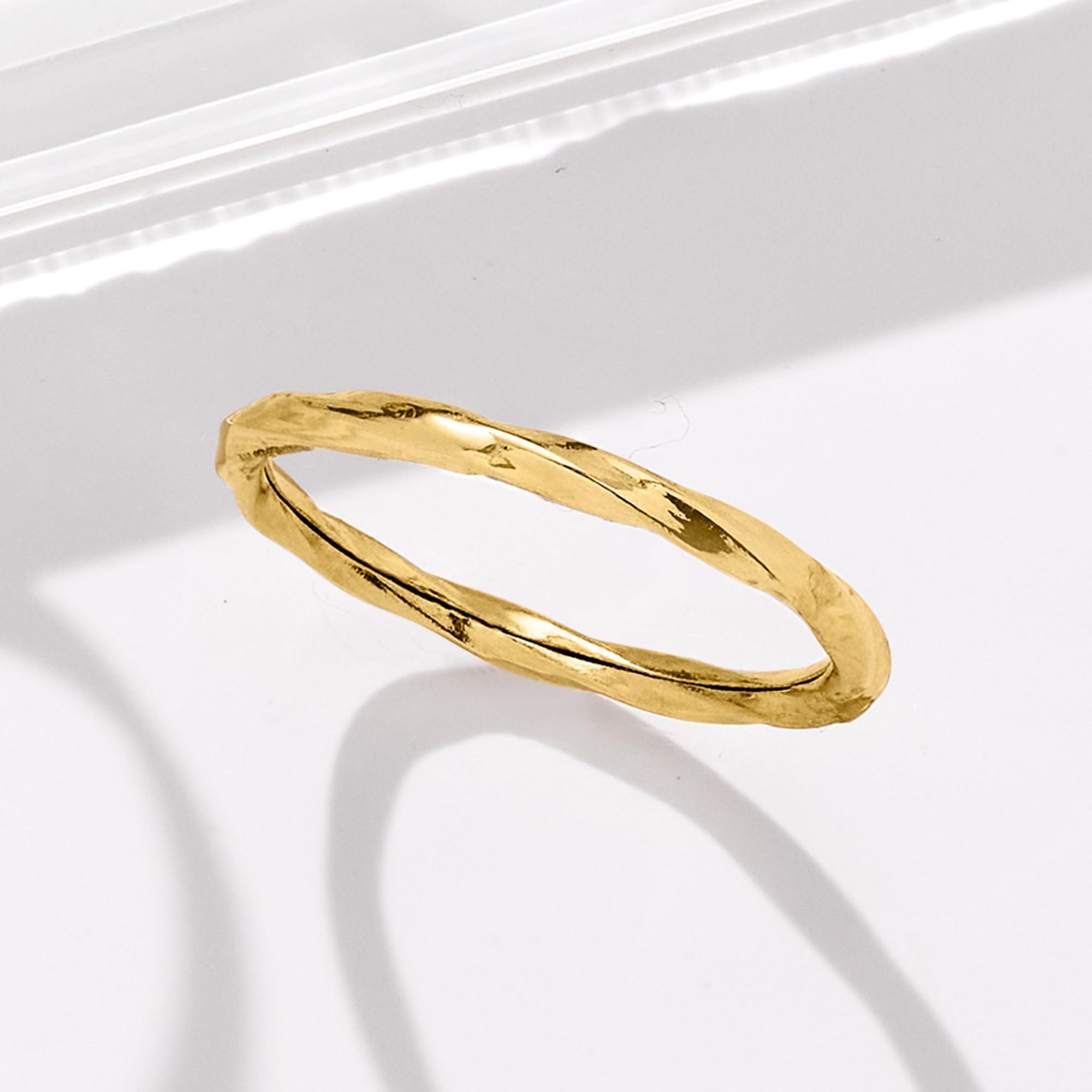Ross-Simons 18kt Yellow Gold Twisted Ring. Size 9